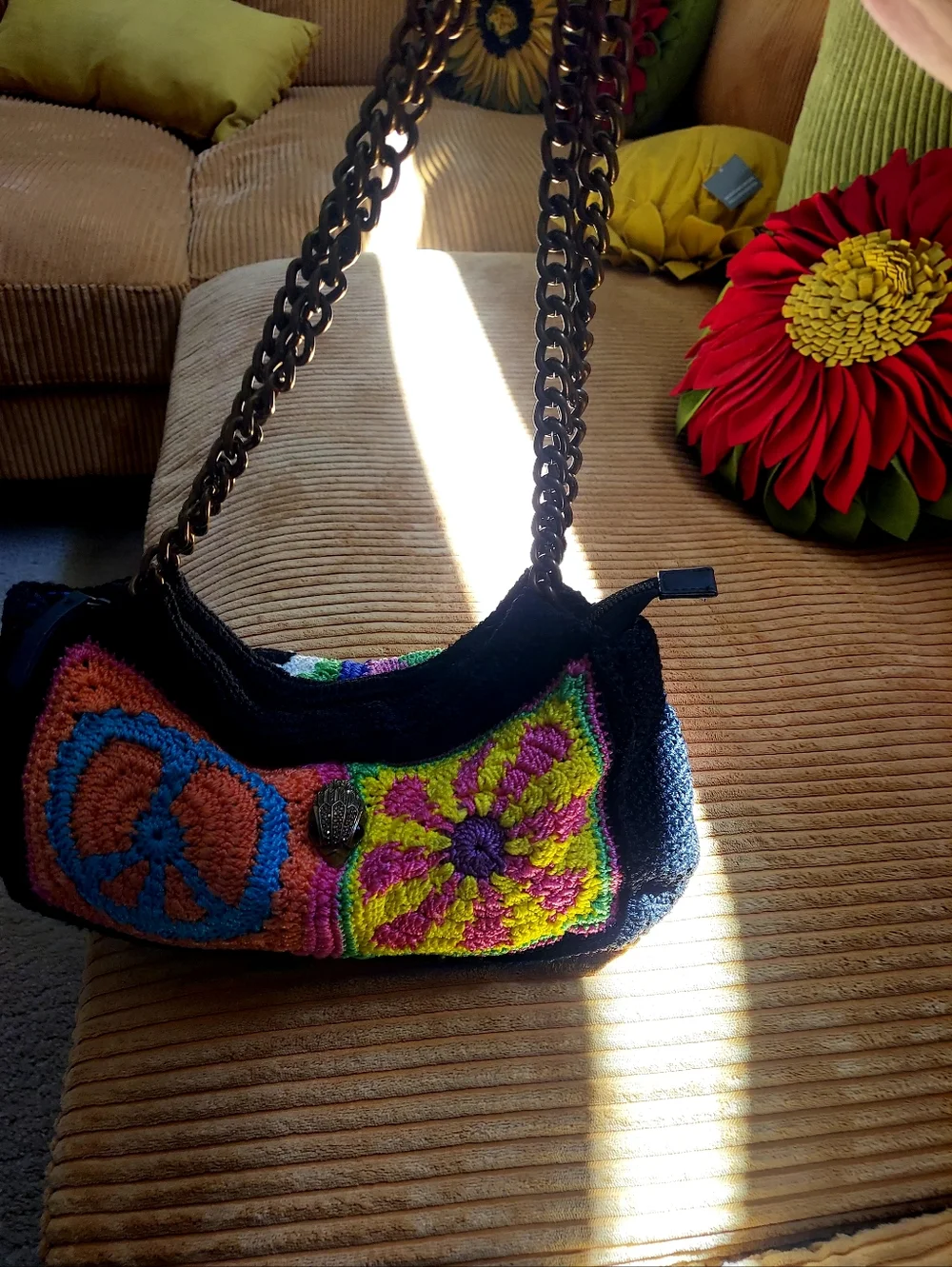 Kurt Geiger | Bags | Kurt Geiger Kensington Crocheted Shoulder Bag With ...